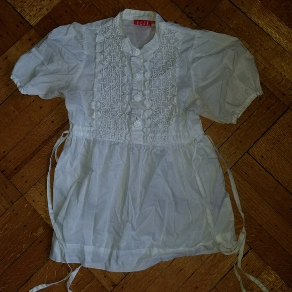 Elle | Tops | Elle Puffed Sleeve Blouse 5 Spot | Poshmark